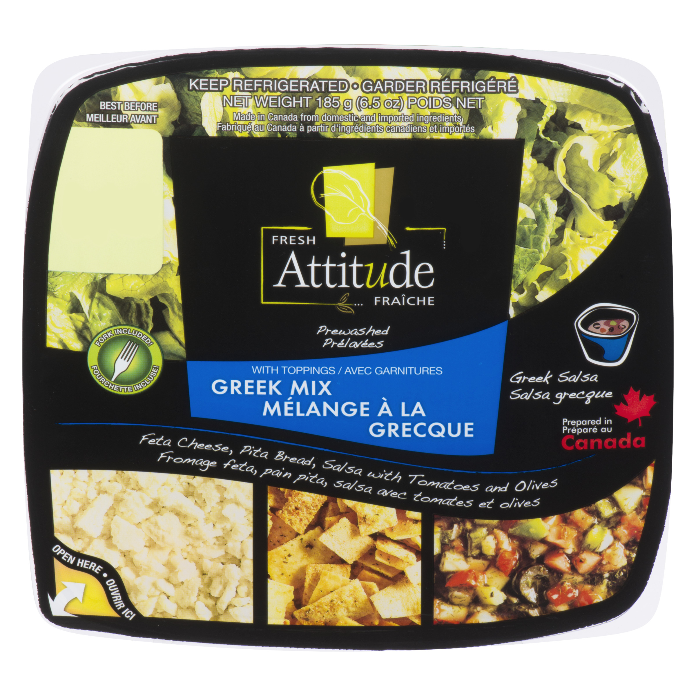 Buy Fresh Attitude Salad Kit Greek Mix 185 g | FreshCo
