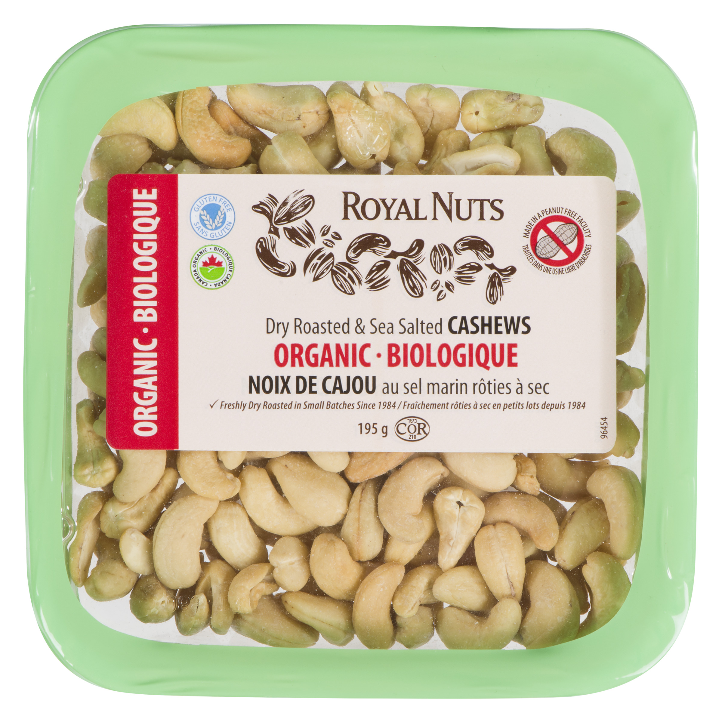 Buy Royal Nuts Organic Salted Cashew 195 g | Sobeys Inc.