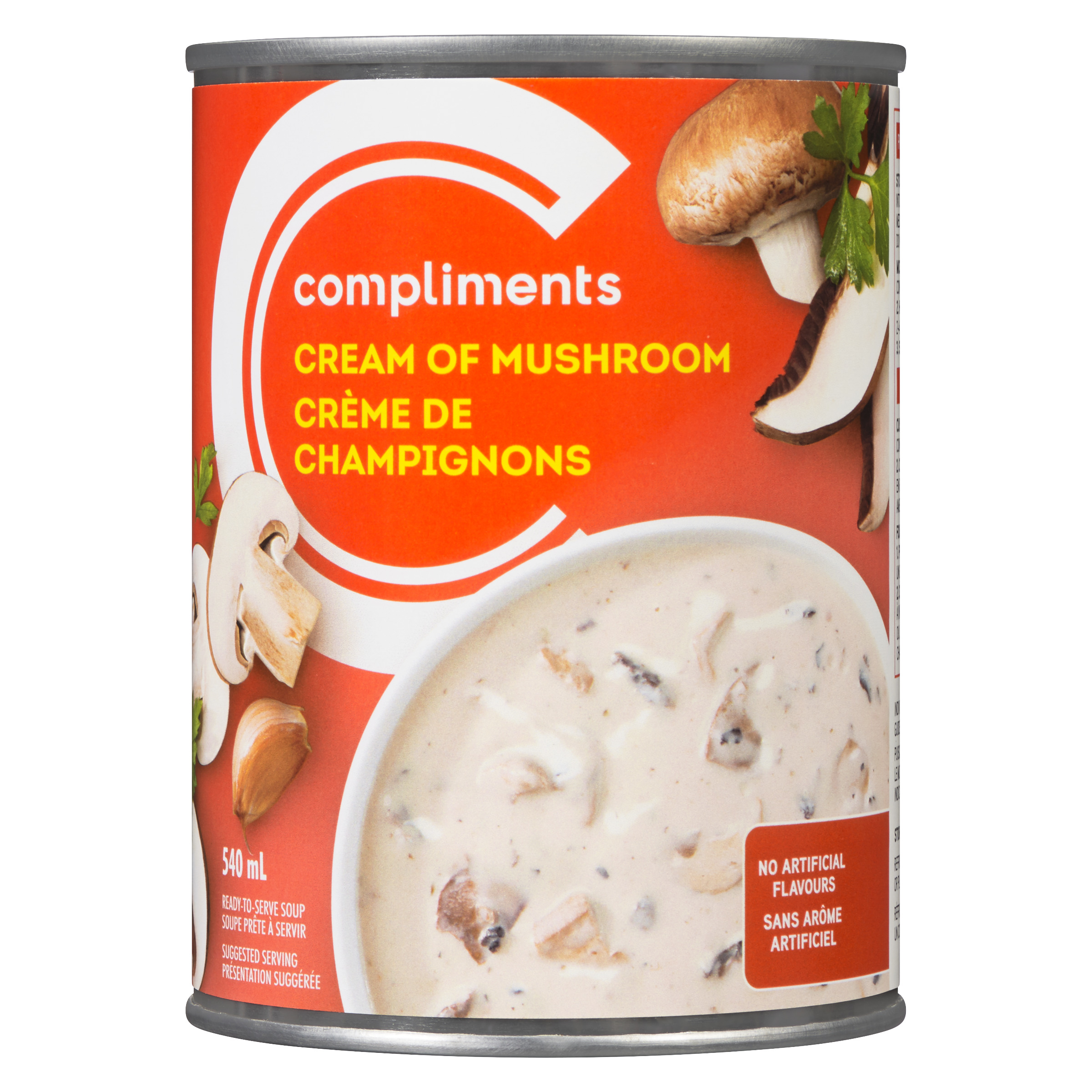 Buy Compliments Soup Cream Of Mushroom 540 ml | Safeway Canada