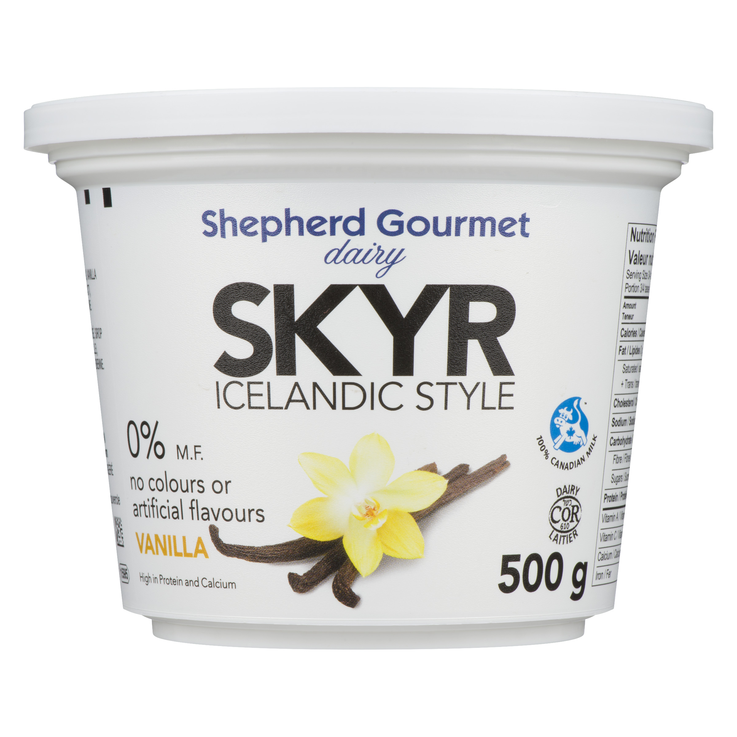 Buy Shepherd Gourmet Dairy 0% Skyr Yogurt Vanilla 500 g | Safeway Canada
