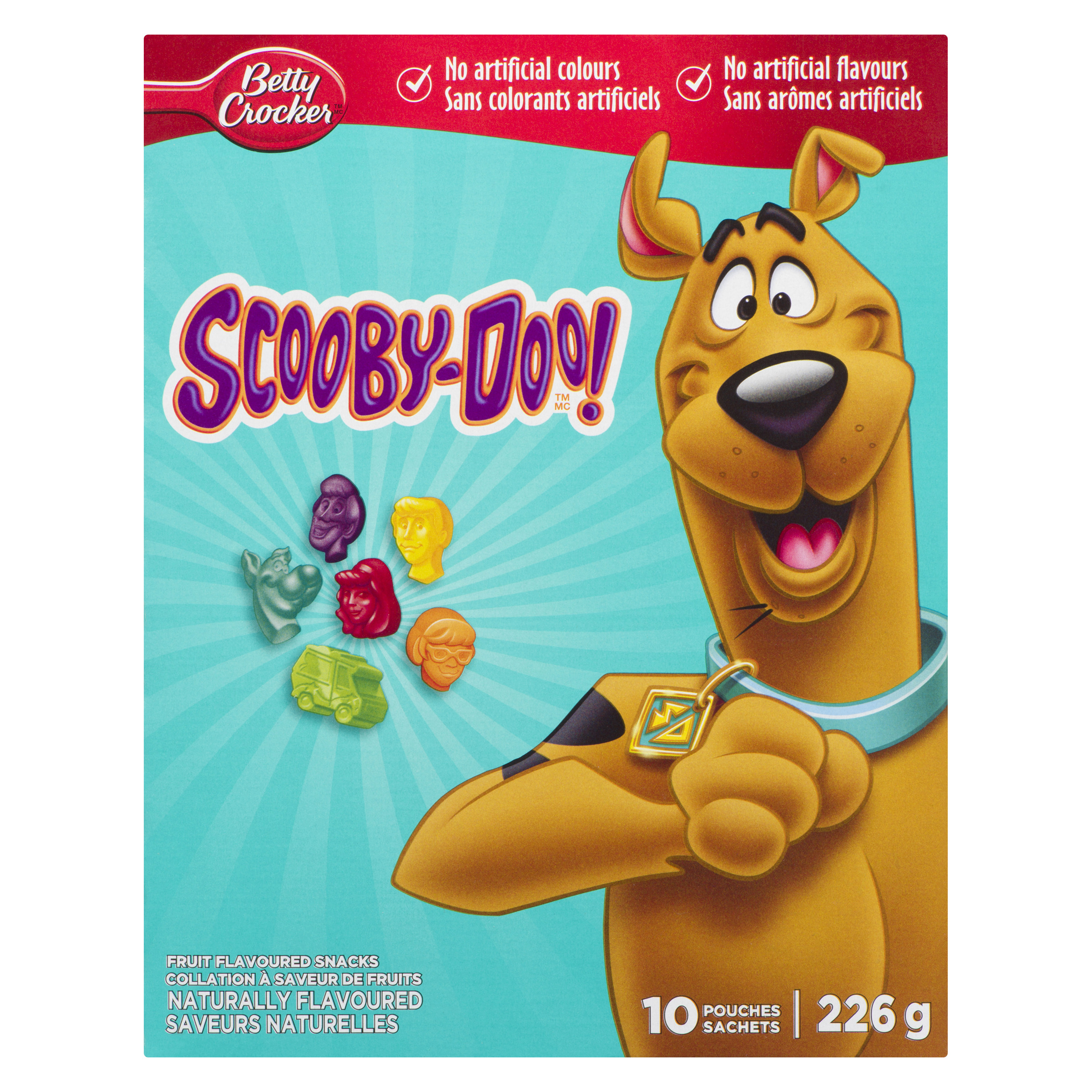 Buy Betty Crocker Gluten Free Scooby-Doo Fruit Flavoured Snacks 226 g ...
