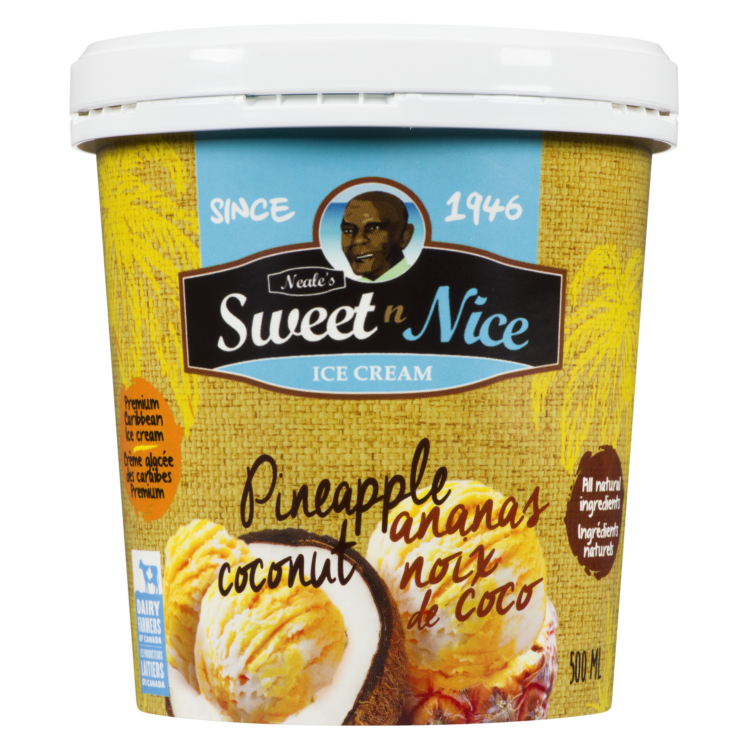 Buy Neale's Sweet N Nice Ice Cream Pineapple Coconut 500 ml | Sobeys Inc.