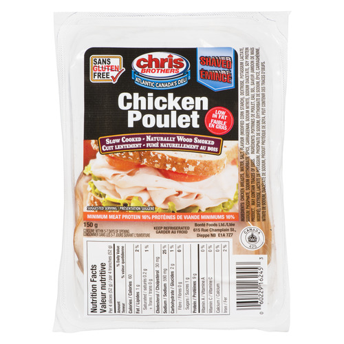 Buy Chris Brothers Shaved Chicken Breast 150 g | Sobeys Inc.