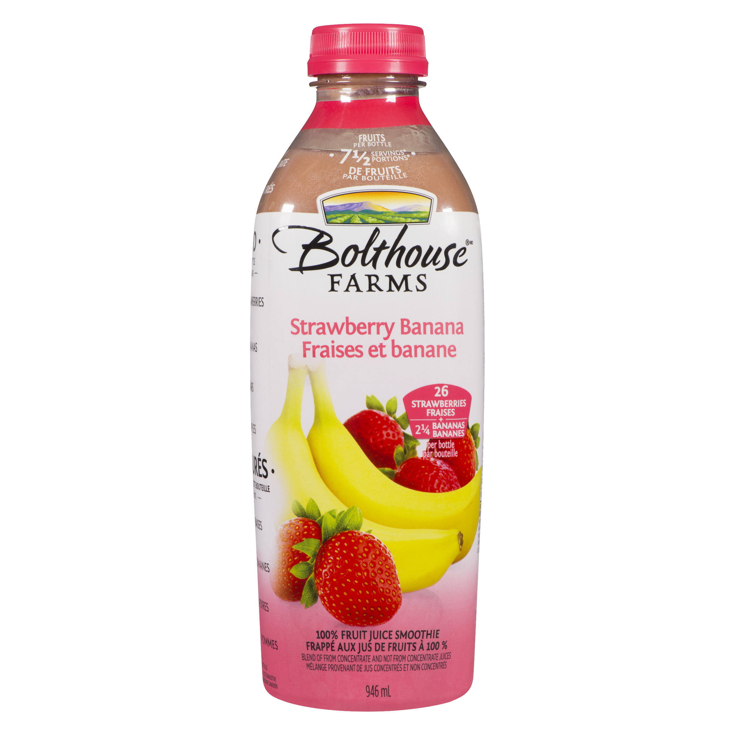Buy Bolthouse Farms Fruit Smoothie Strawberry Banana 946 ml | Foodland