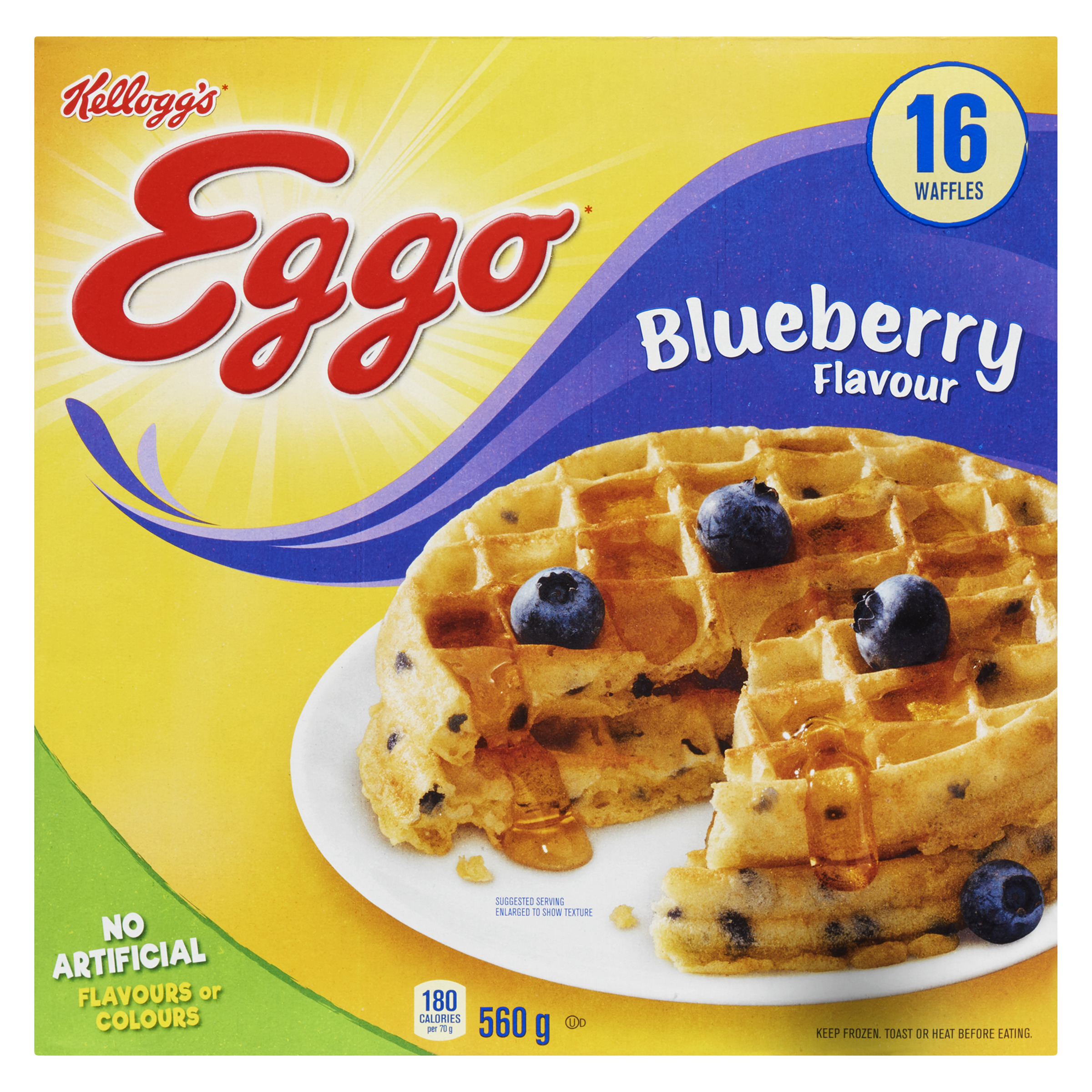 Buy Kellogg's Eggo Frozen Waffles Blueberry 560 g | Safeway Canada