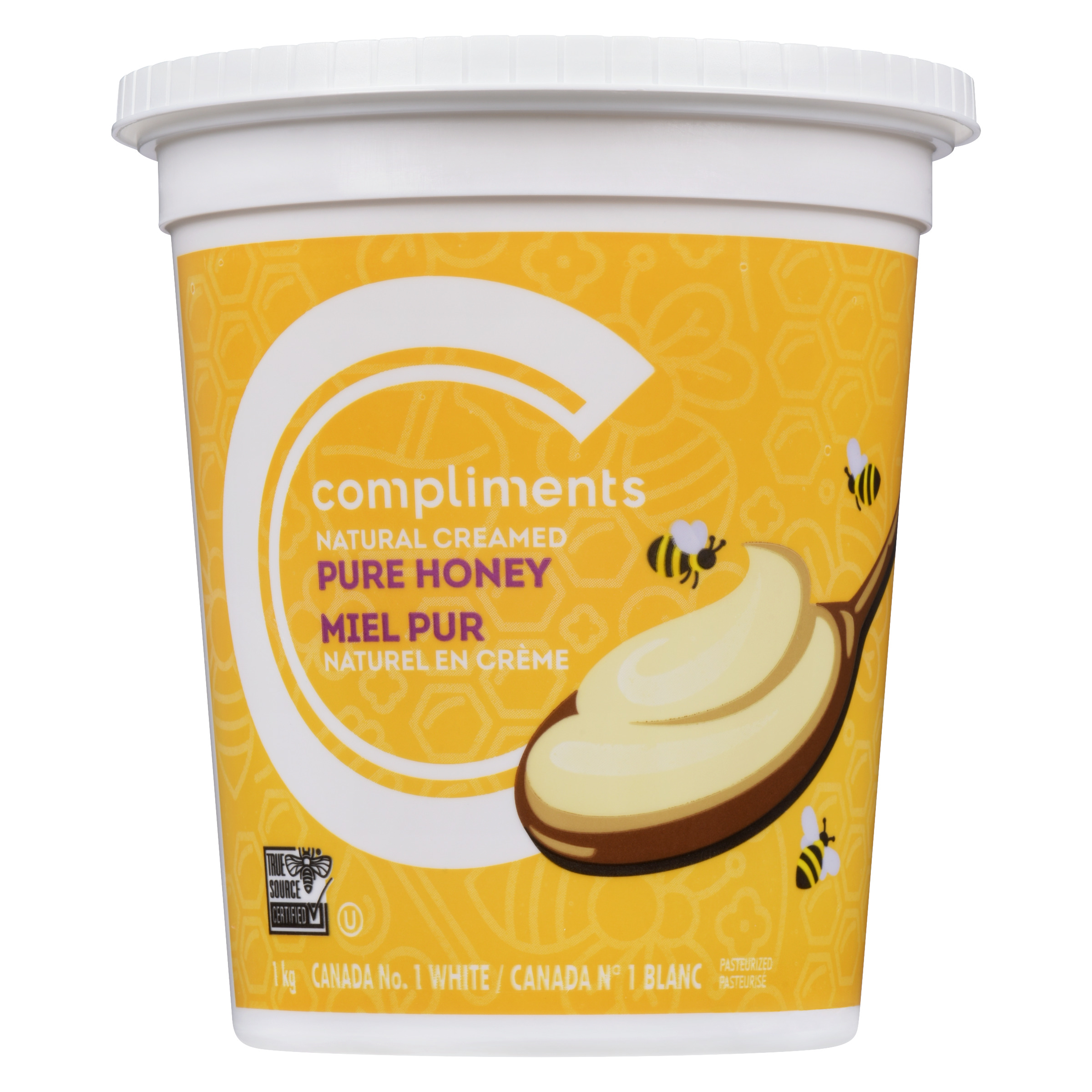 Buy Compliments Pure Naturally Creamed Honey 1 kg | Sobeys Inc.