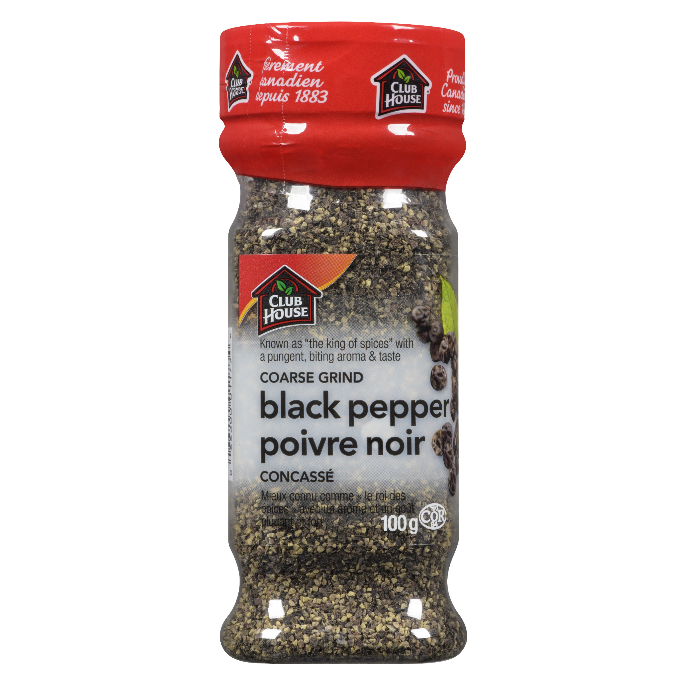 Buy Club House Pepper Black Coarse 100 g | FreshCo