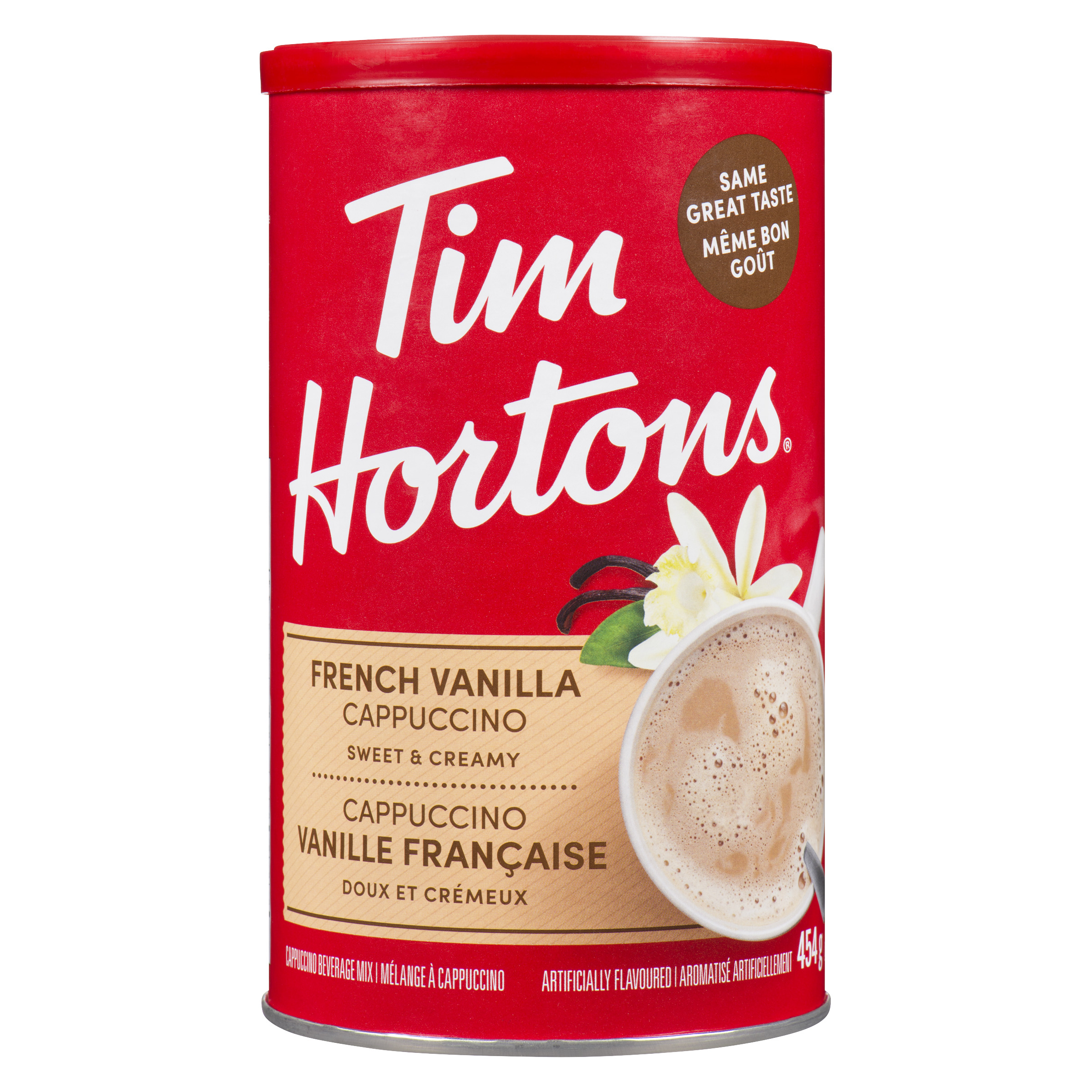 Buy Tim Hortons French Vanilla Cappuccino Mix 454 g | FreshCo