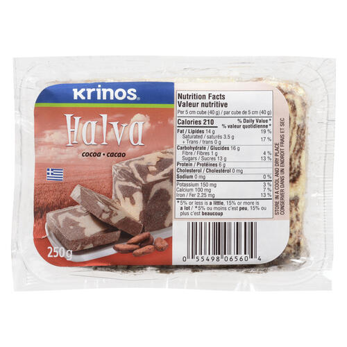 Buy Krinos Halva Cacao 250 g | FreshCo