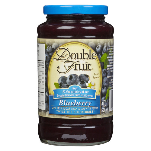 Buy Double Fruit Jam Light Blueberry 500 ml | Sobeys Inc.