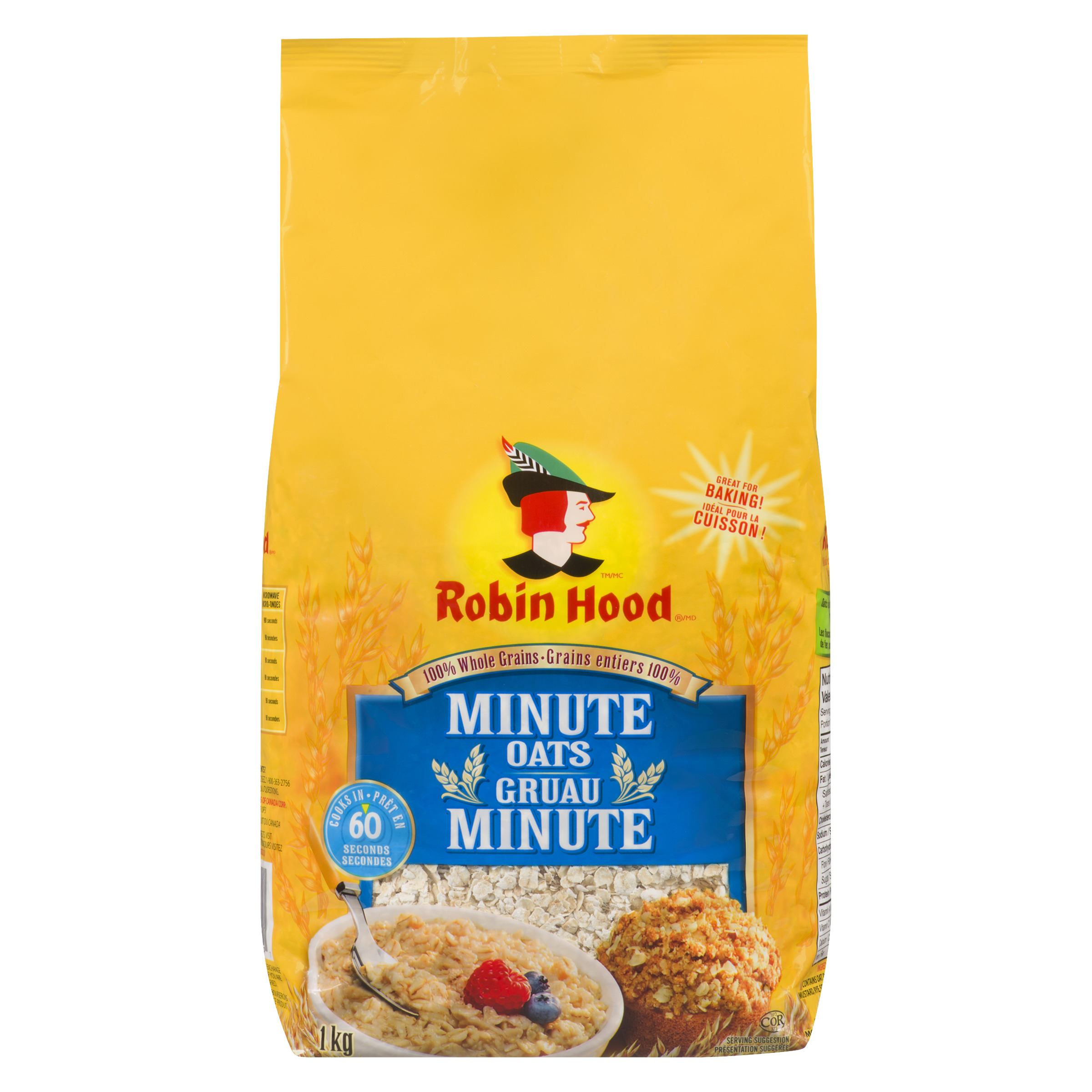 Buy Robin Hood Minute Oats 1 kg | Sobeys Inc.