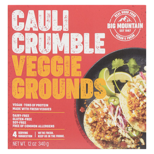 Buy Big Mountain Cauli Crumble Veggie Grounds 340 g | FreshCo