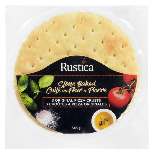 Buy Rustica Pizza Crusts Stone Baked Original 3 Pack 7-Inch 345 g | IGA