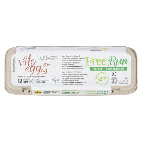 Buy Vita Eggs Free Run Large 12 Count | Sobeys Inc.