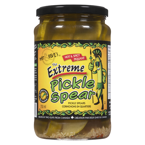 Buy Matt & Steve's The Extreme Pickles Spears Hot And Spicy 750 ml ...