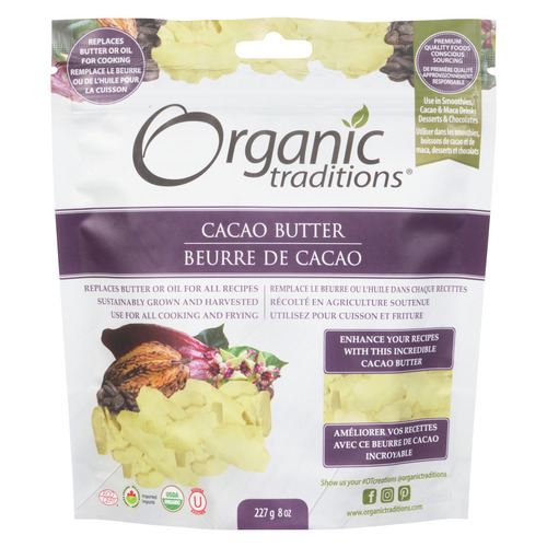 Buy Organic Traditions Organic Cacao Butter 227 g | Sobeys Inc.