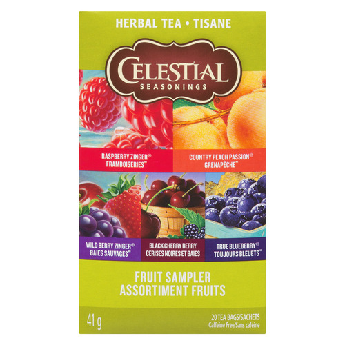 Buy Celestial Seasonings Herbal Tea Fruit Sampler 20 Tea Bags | Safeway ...