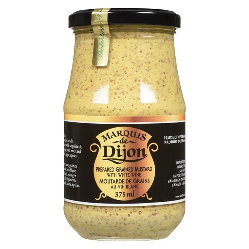 Buy Marquis De Dijon Prepared Grained Mustard With White Wine 375 ml ...