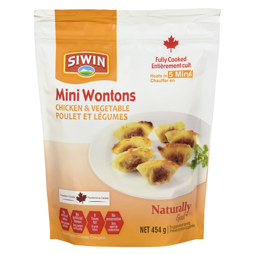 Buy Siwin Mini Wontons Chicken Vegetable 454 g (frozen) | Sobeys Inc.