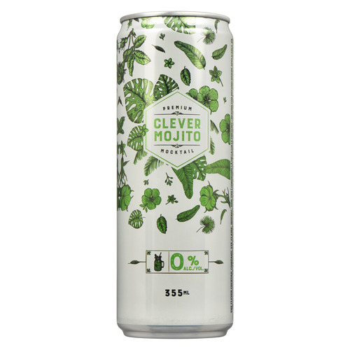 Buy Clever Mocktail Non-Alcoholic Beverage Mojito 355 ml (can) | FreshCo