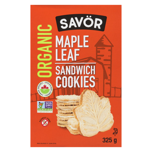 Buy Savor Organic Cookies Maple Leaf 325 g | Sobeys Inc.