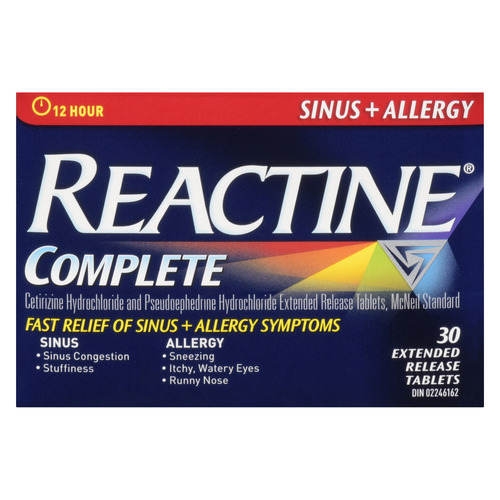 Buy Reactine Allergy + Sinus Tablets 30 EA | FreshCo