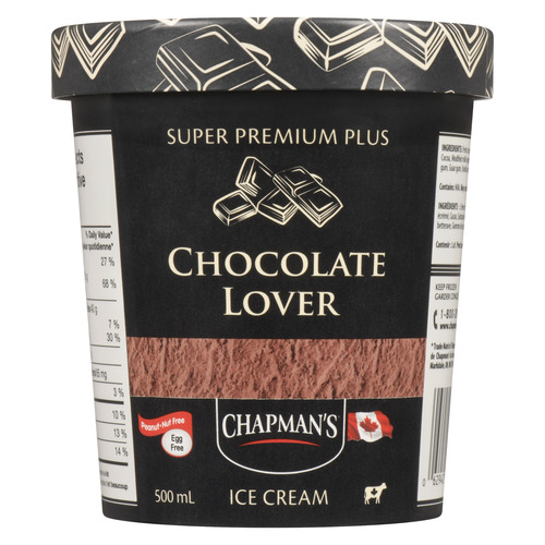 Buy Chapman's Super Premium Plus Ice Cream Chocolate Lover 500 ml | FreshCo