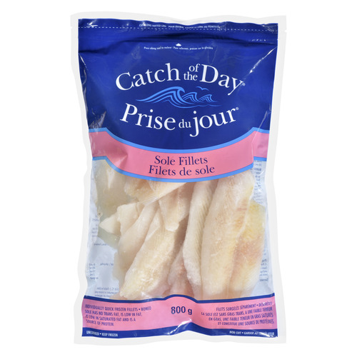 Buy Catch Of The Day Frozen Sole Fillets 800 g | FreshCo