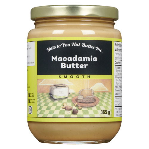 Buy Nuts To You Nut Butter Macadamia Butter Smooth 365 g | Sobeys Inc.