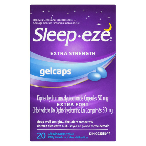 Buy Sleep-Eze Sleeping Aid Gel Caplets Extra Strength 20 Count | Sobeys ...