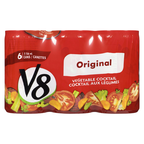 Buy V8 Juice Cocktail Vegetable 6 x 156 ml (cans) | Safeway Canada