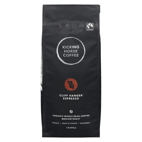 Buy Kicking Horse Organic Whole Bean Coffee Cliff Hanger Espresso ...