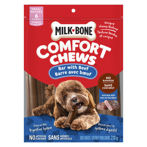 Buy Milk-Bone Comfort Chews Small Dog Treats Bar With Beef 210 g ...