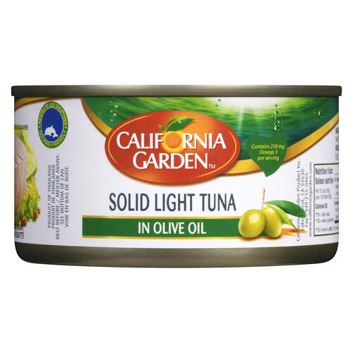 Buy California Garden Solid Light Tuna In Olive Oil 185 g | FreshCo