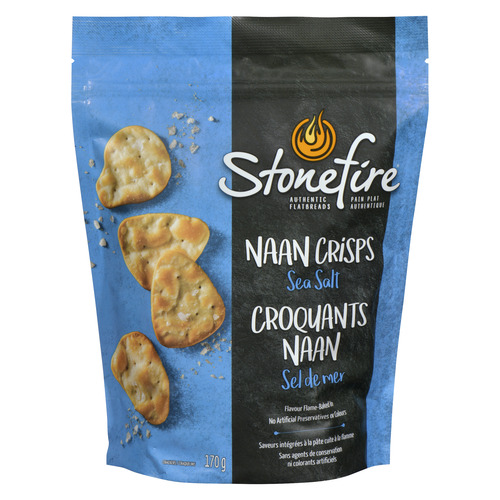 Buy Stonefire Naan Crisps Crackers Sea Salt 170 g | Sobeys Inc.