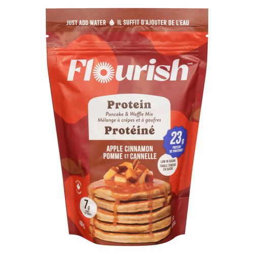 Buy Flourish Protein Pancake & Waffle Mix Apple Cinnamon 430 g ...