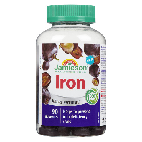 Buy Jamieson Iron Vitamins Gummies Grape 90 Count | Safeway Canada