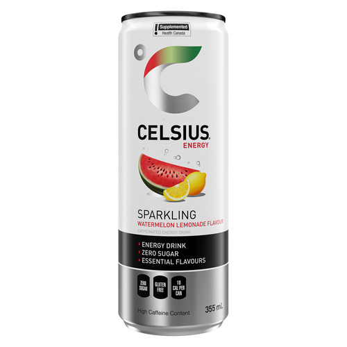 Buy Celsius Energy Drink Sparkling Watermelon Lemonade 355 ml (can ...