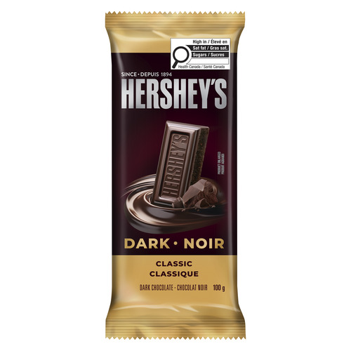 Buy Hershey's Classic Chocolate Bar Dark 100 g | Sobeys Inc.