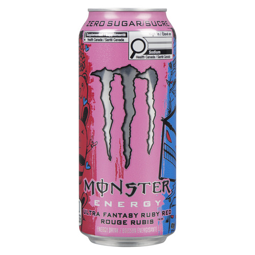 Buy Monster Zero Sugar Energy Drink Ultra Fantasy Ruby Red 473 ml (can ...