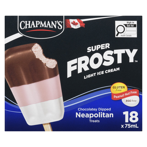 Buy Chapman's Super Frosty Ice Cream Bars Light Chocolatey Dipped ...
