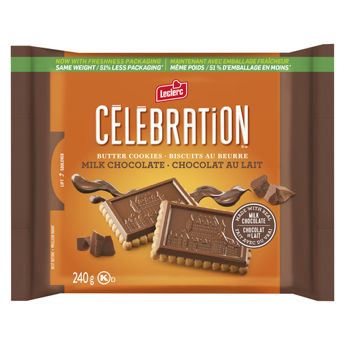 Buy Leclerc Celebration Butter Cookies Milk Chocolate 240 g | Sobeys Inc.