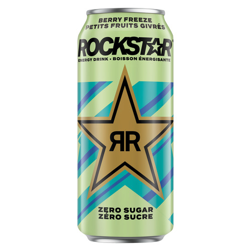 Buy Rockstar Energy Drink Zero Sugar Berry Freeze 473 ml (can ...