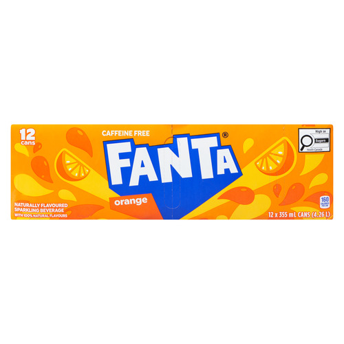 Buy Fanta Soft Drink Orange 12 x 355 ml (cans) | Safeway Canada