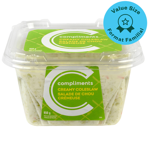 Buy Compliments Creamy Coleslaw 850 g | Sobeys Inc.