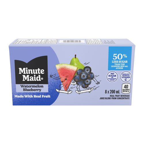 Buy Minute Maid Juice Watermelon Blueberry 8 x 200 ml (cartons) | IGA