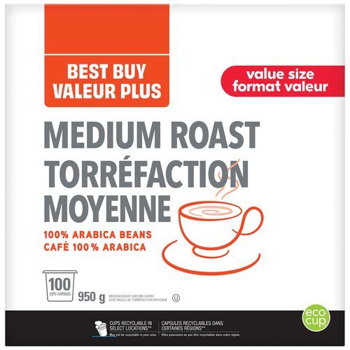 Buy Best Buy Coffee Pods Medium Roast Value Size 100 Count | Safeway Canada