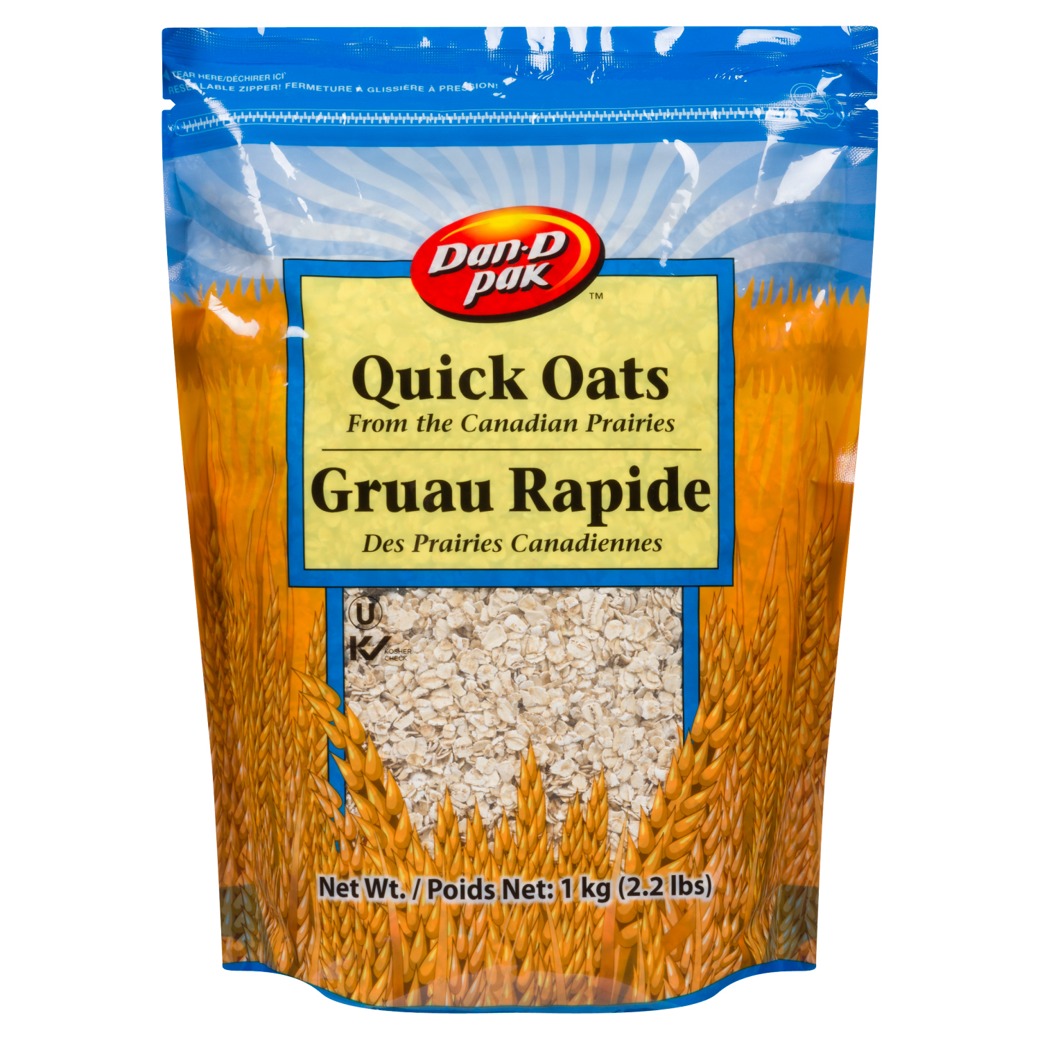Buy Dan-D-Pak Quick Oats 1 kg | Sobeys Inc.