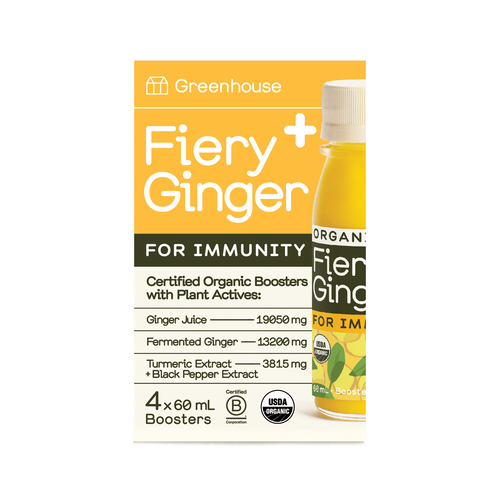 Buy Greenhouse Organic Juice Fiery Ginger 4 x 60 ml (bottles) | Sobeys Inc.