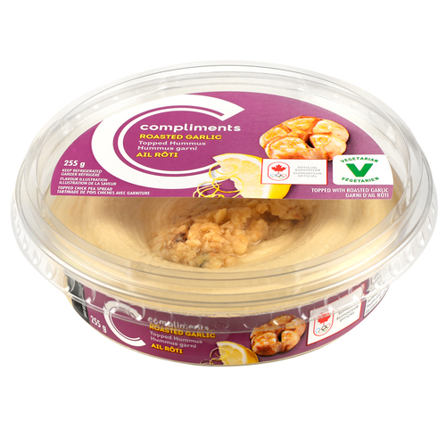 Buy Compliments Roasted Garlic Topped Hummus 255 g | Safeway Canada